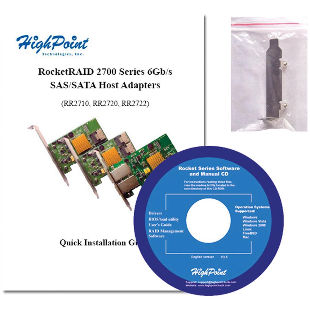 USER MANUAL HighPoint RocketRAID 2722 2-Connector Mini-SAS PCI-Express | Search For Manual Online